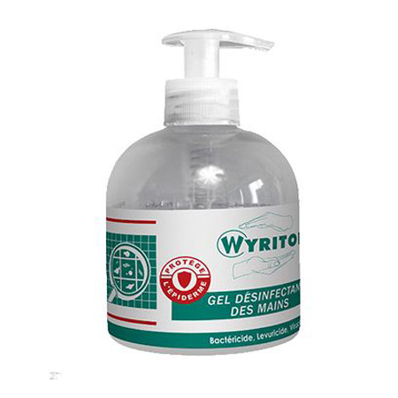 Pompe 300ml wyritol gel desinfectant mains - La Boutique Les Papillons